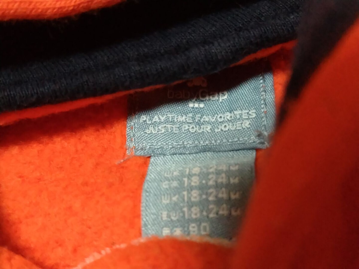 Yahoo!オークション - GAPパーカー付トレーナー90