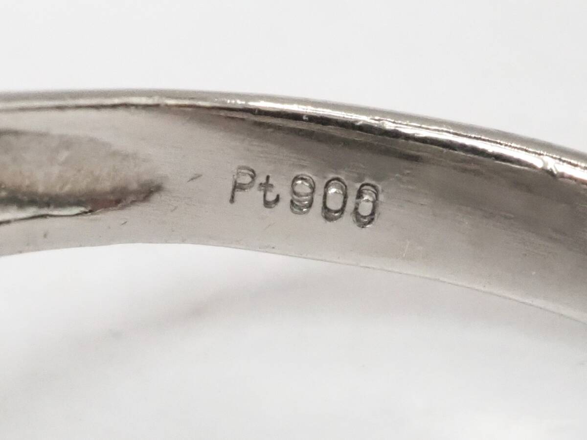 Yahoo!オークション - 【5721P】Pt900 天然ダイヤモンド 1.00ct/3.7g/...