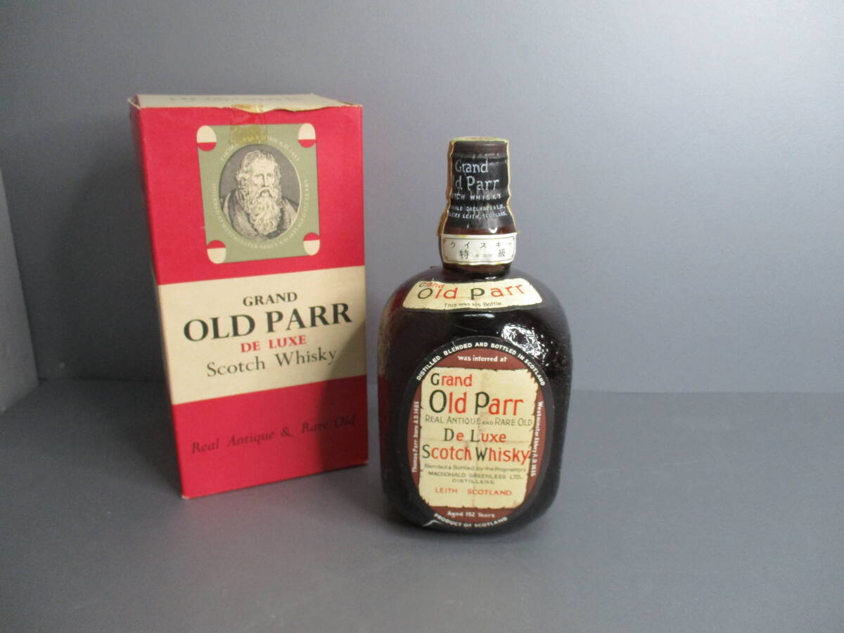 Grand Old Parr グランドオールドパー DE LUXE Scotch Whisky ウイスキー 特級 760ml 43度(日本)｜売買されたオークション情報、yahooの商品情報を ...