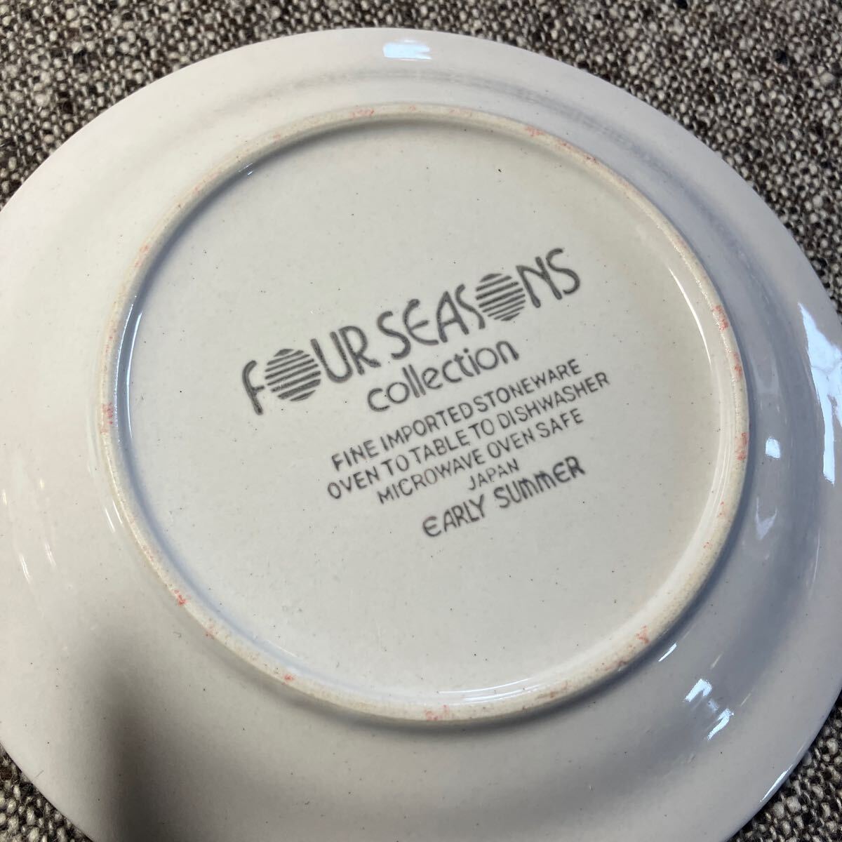 マウンテンウッドコレクション STONEWARE 昭和レトロ 花柄 皿 2 マウンテンウッドコレクション STONEWARE 昭和レトロ 花柄 皿 2