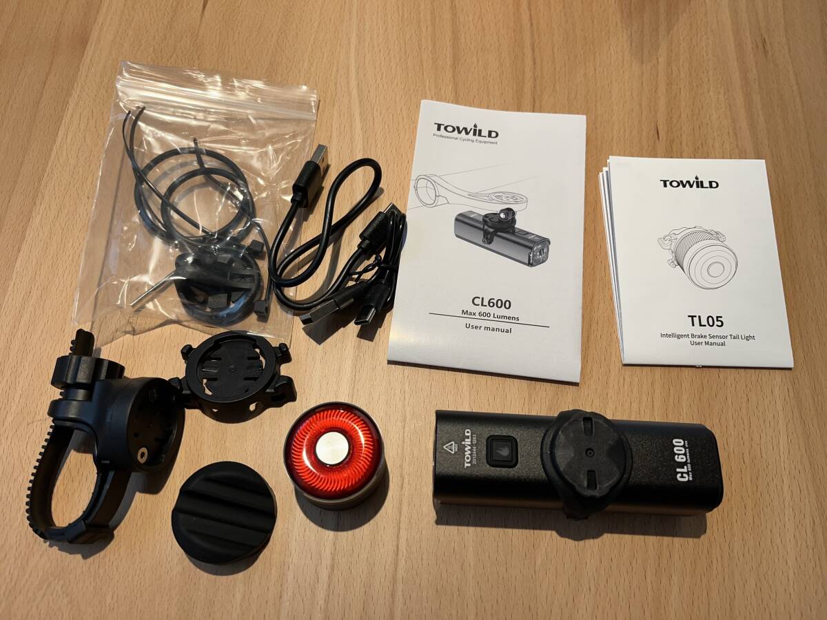 TOWILD CL600 TL05 自転車用 ライト テールライト セット(白色燈)｜売買されたオークション情報、yahooの商品情報をアーカイブ公開 - オークファン（aucfan.com）