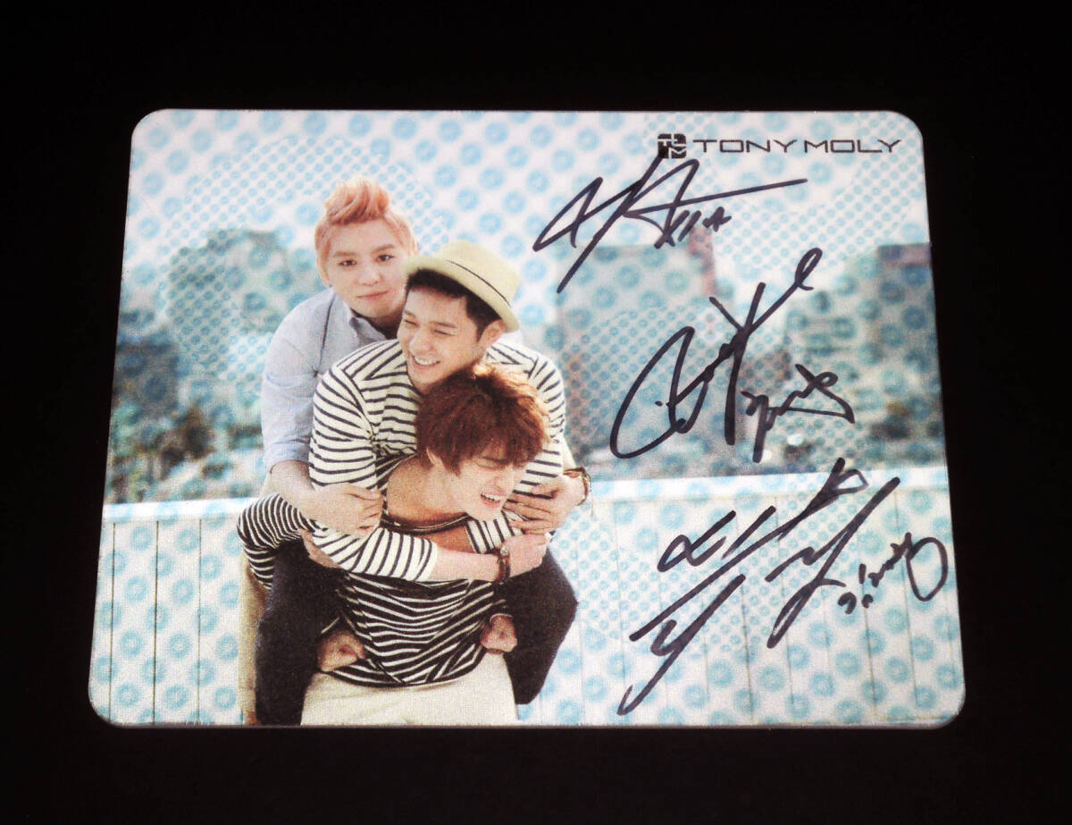 Yahoo!オークション - JYJ 直筆サイン入り・「TONY MOLY」非売品マウス...