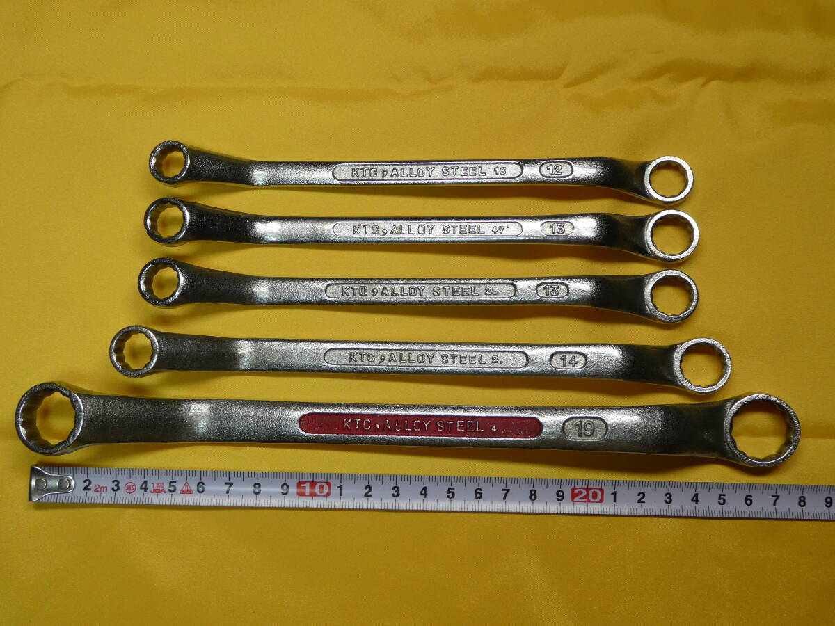 Yahoo!オークション - KTC めがねレンチ 10-12/11-13x2/12-14/17-19 5...