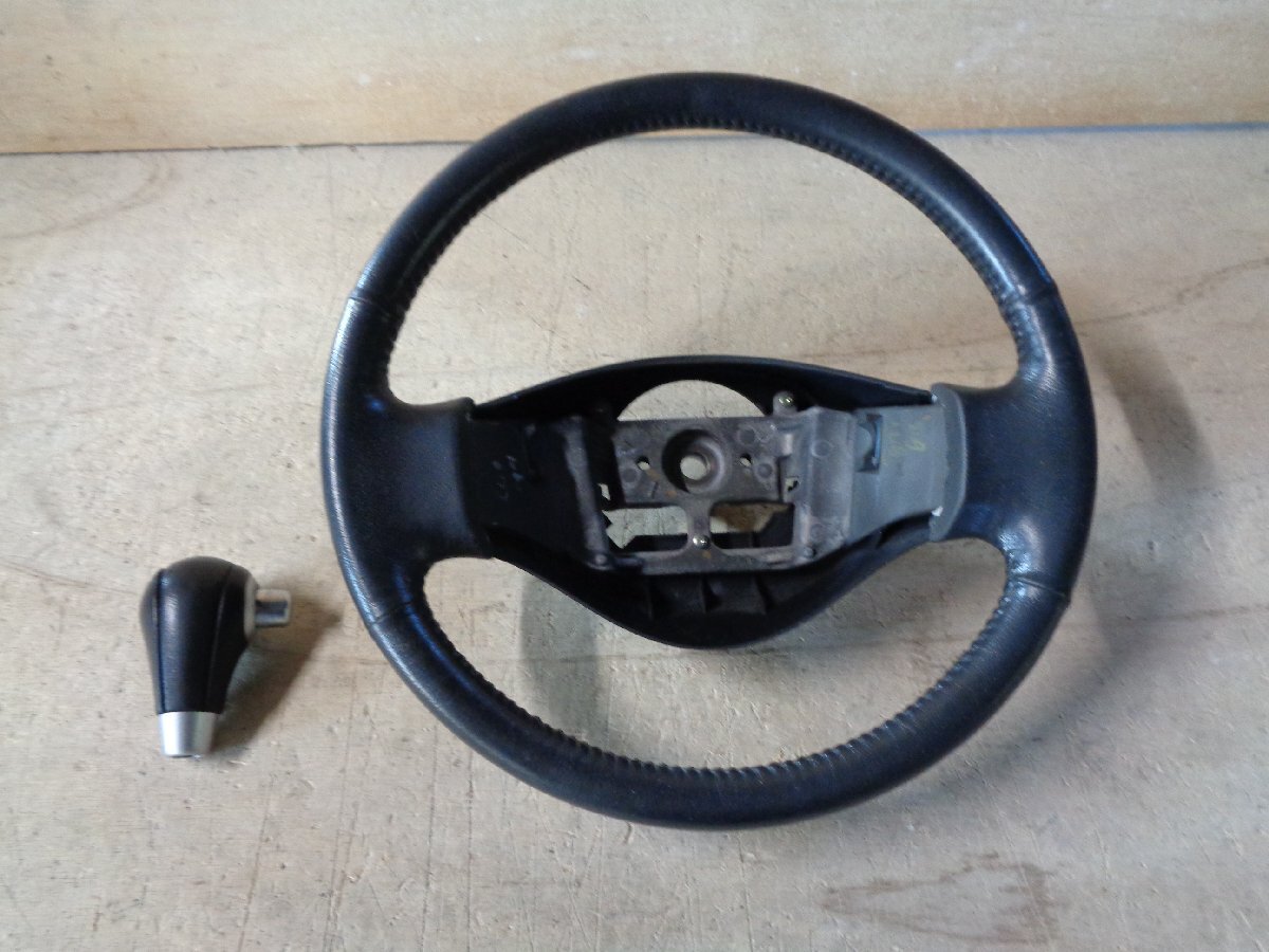 RN1 ステラカスタム 純正 レザー調 ステアリングハンドル シフトノブ セット(ステアリング、ハンドル本体)｜売買されたオークション情報、yahooの商品情報をアーカイブ公開 ...