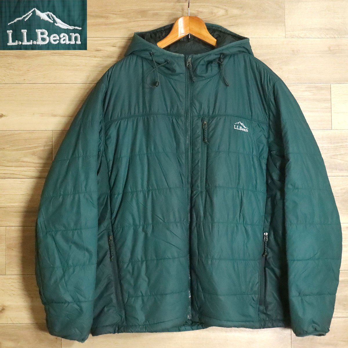 Yahoo!オークション - =2K/O12.4-4 L.L.Bean エルエルビーン 中綿ジャ...