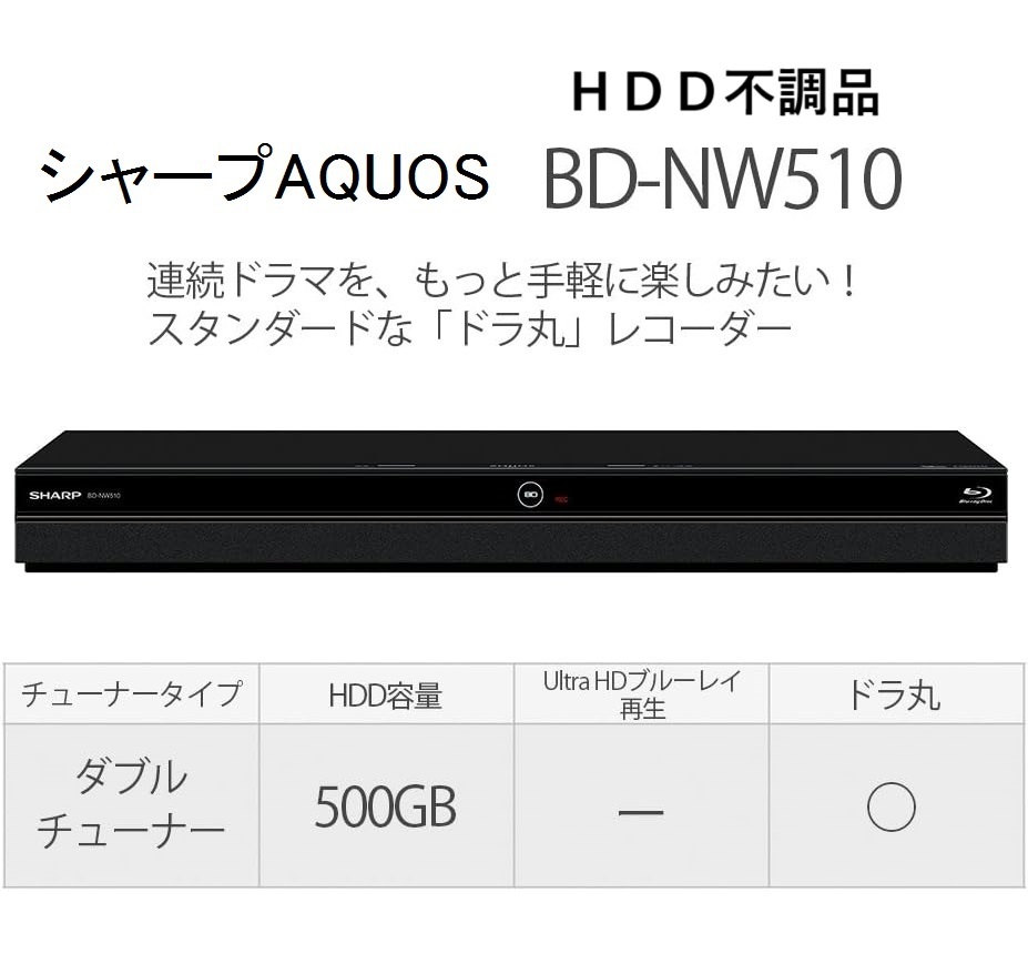 Yahoo!オークション - シャープ SHARP アクオス AQUOS ブルーレイレコ...