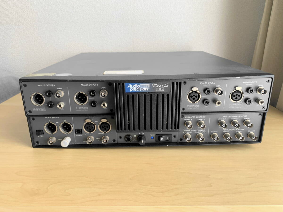 SYS-2722 2700Series Audio Precision Audio Analyzer 192k オーディオプレシジョン オーディオアナライザー #01658(その他)｜売買され ...