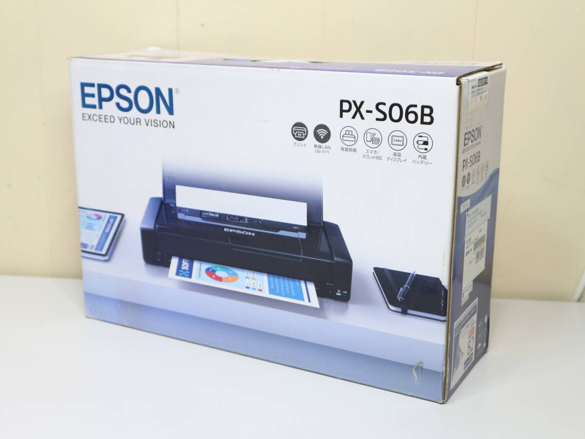 Yahoo!オークション - EPSON・A4モバイルプリンター『PX-S06B』未使用...