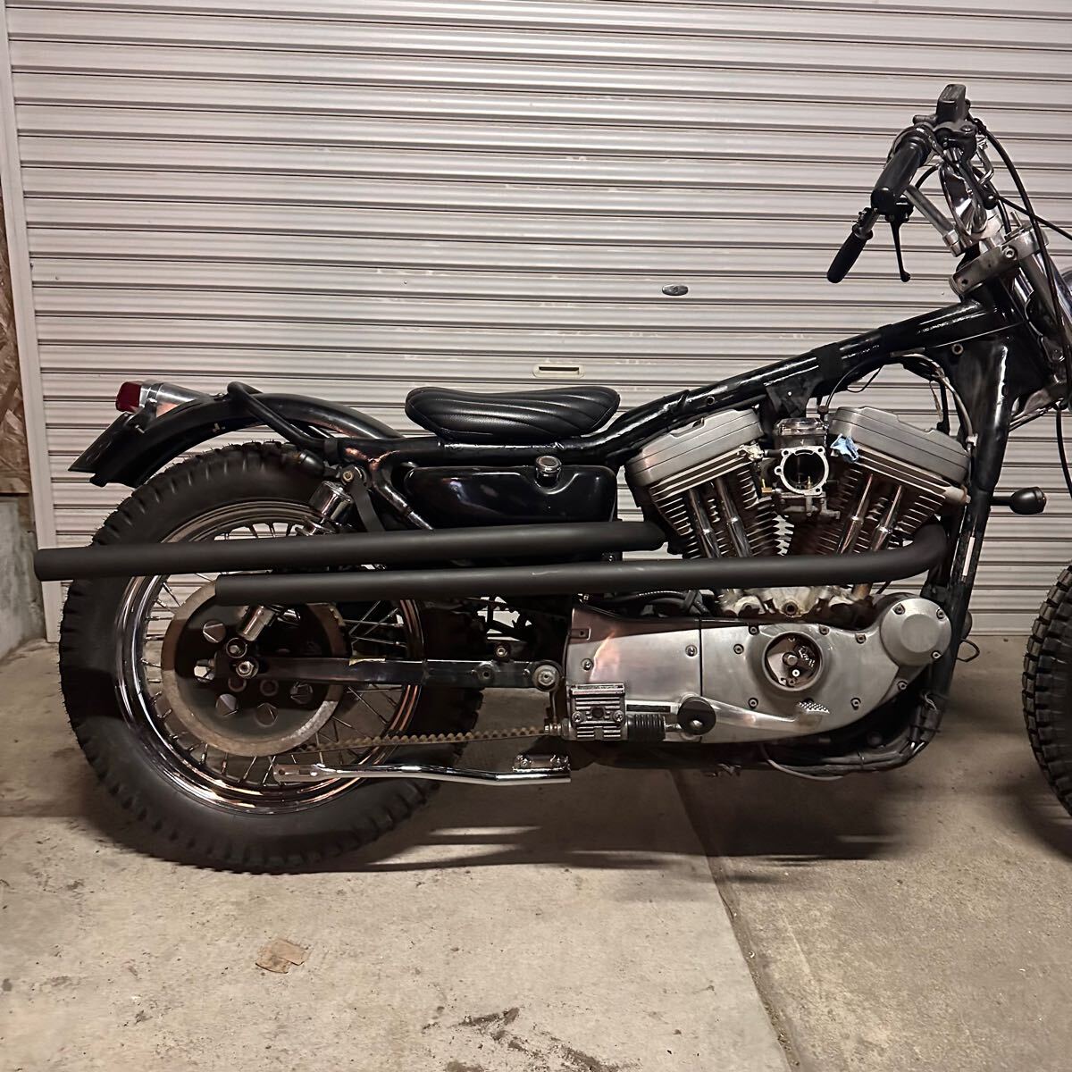 Yahoo!オークション - ハーレー スポーツスター ショットガン マフラー...