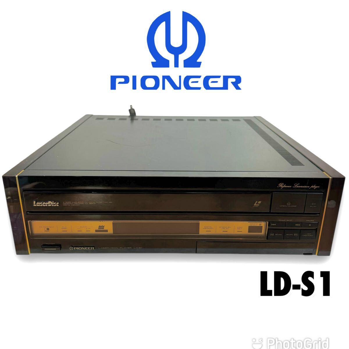 Pioneer パイオニア LD-S1 LD Player Laser Disc Deck レ－ザーディスク プレーヤー CD LD-X1 の兄弟機 オーディオ 映像機器(LDプレーヤー ...