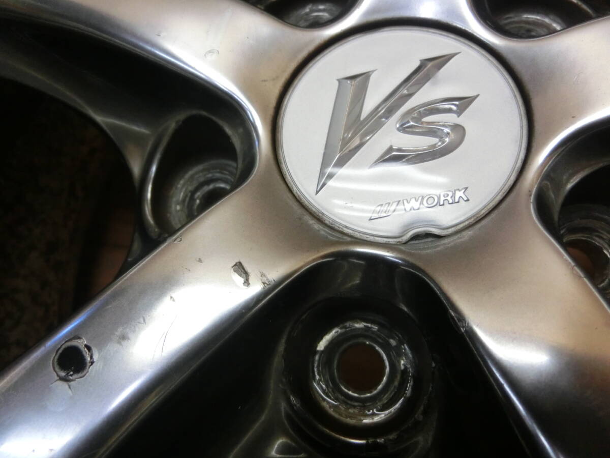 WORK ワーク VS-KF 17インチ 9J +19 PCD114.3 5穴 1本 深リム リペア 補修 リバレル 絶版(中古)のオークション落札情報
