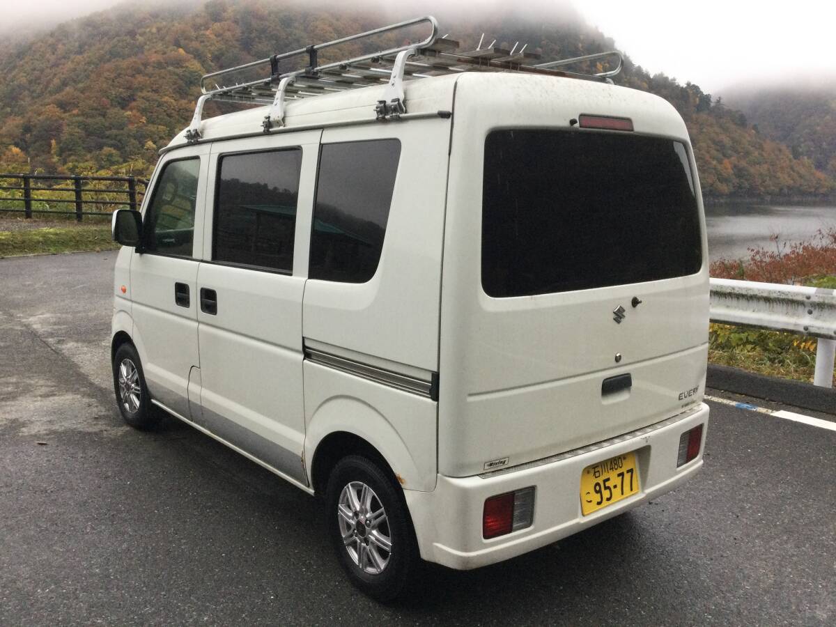 Yahoo!オークション - 平成26年12月 エブリィバン DA64V 4WD 5速 丸...