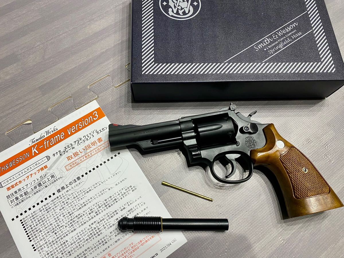 Yahoo!オークション - タナカ M19 4インチ コンバットマグナム HW Ver....