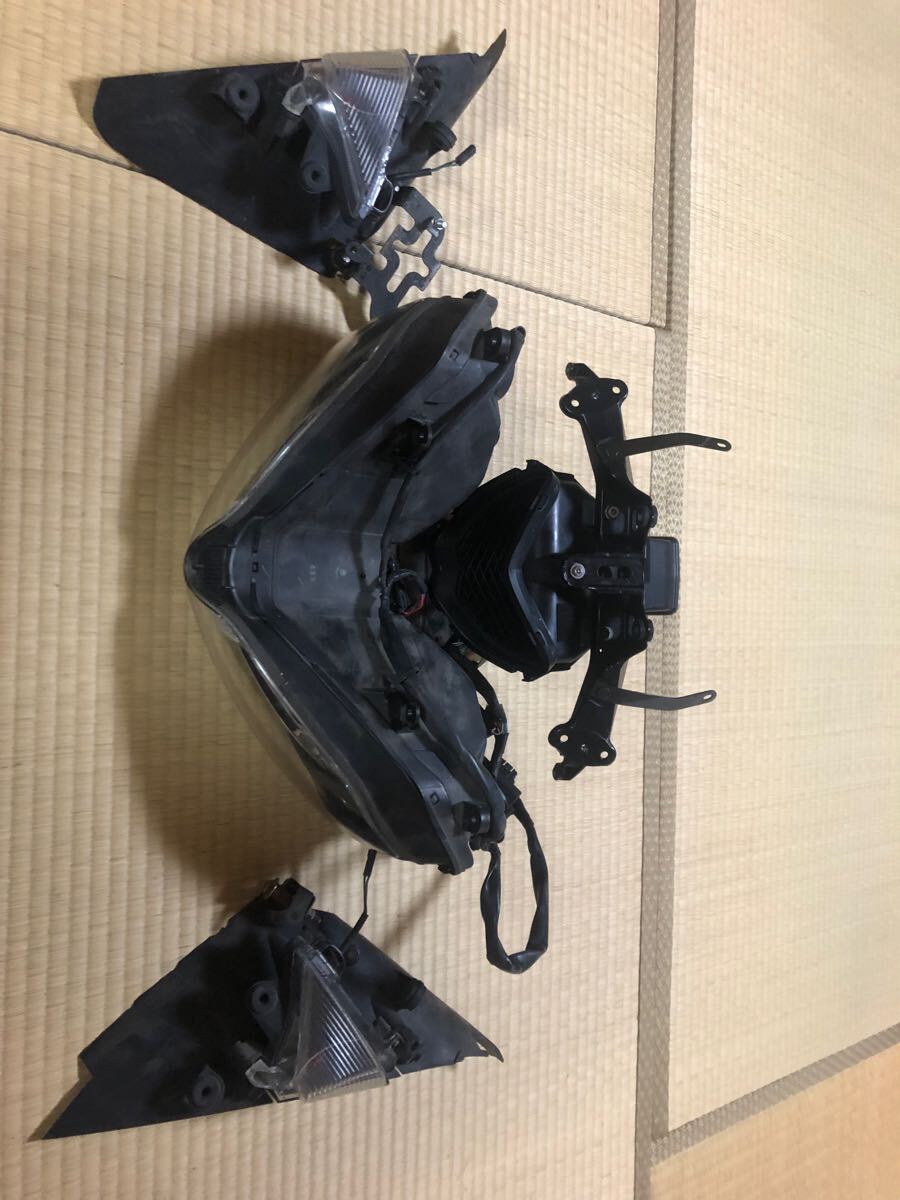 Yahoo!オークション - ZX-10R C型 ヘッドライト ステー ウインカー等 Z...