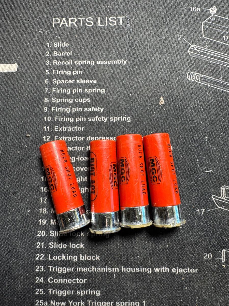 Yahoo!オークション - MGC モデルガンM31 RS用 ショットシェルカートリ...