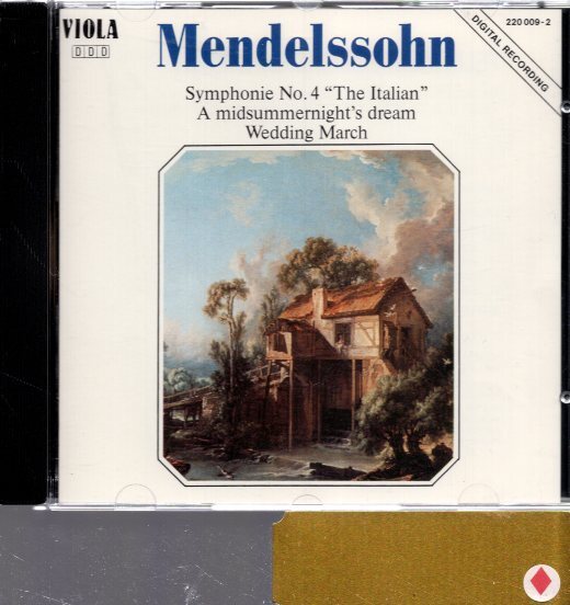 Yahoo!オークション - b504 メンデルスゾーン 交響曲第4番/Scholz