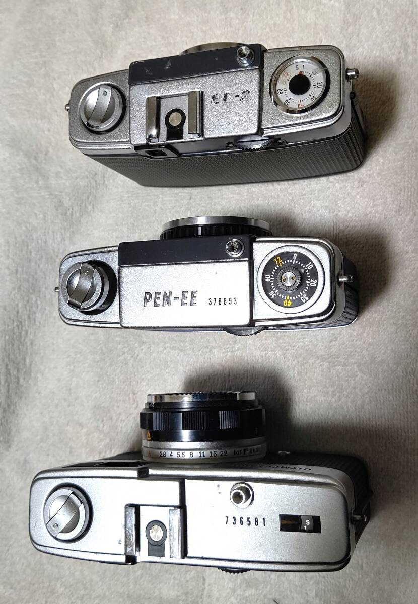 Yahoo!オークション - Olympus オリンパス PEN EE PEN EE2 TRIP35 ジャ...