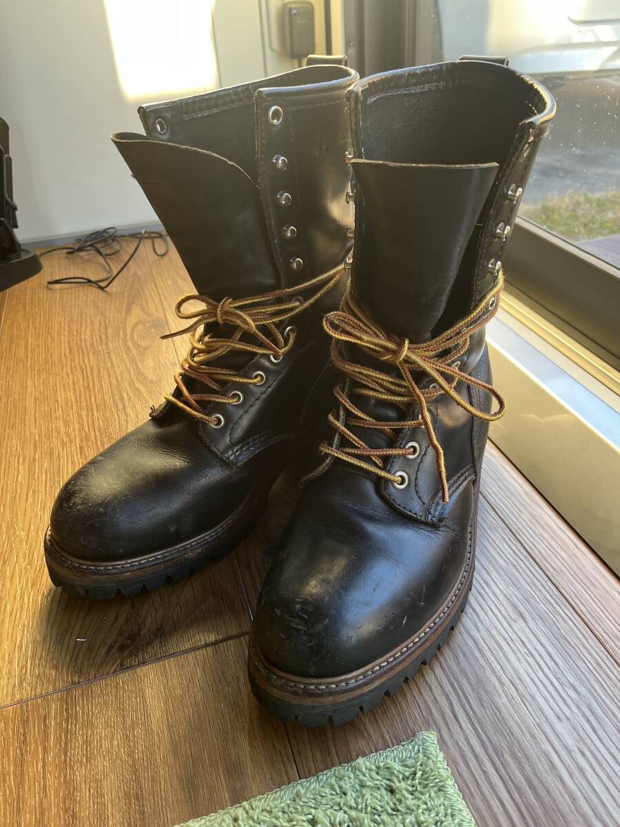 Yahoo!オークション - レッドウイング ロガーブーツ 7-1/2D ANSI Z41 P...