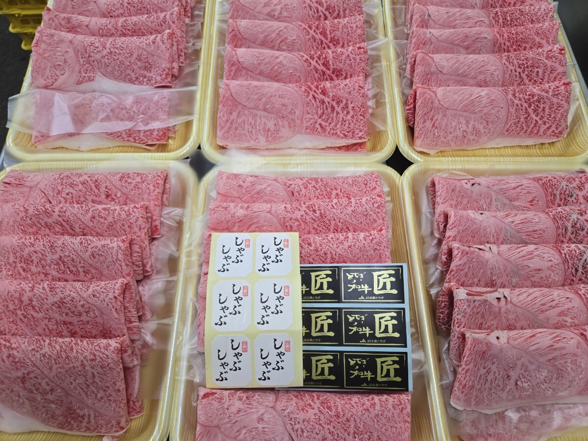 Yahoo!オークション - 栃木A5とちぎ和牛匠(牝) 特選肩肉(しゃぶ) 3.38k...