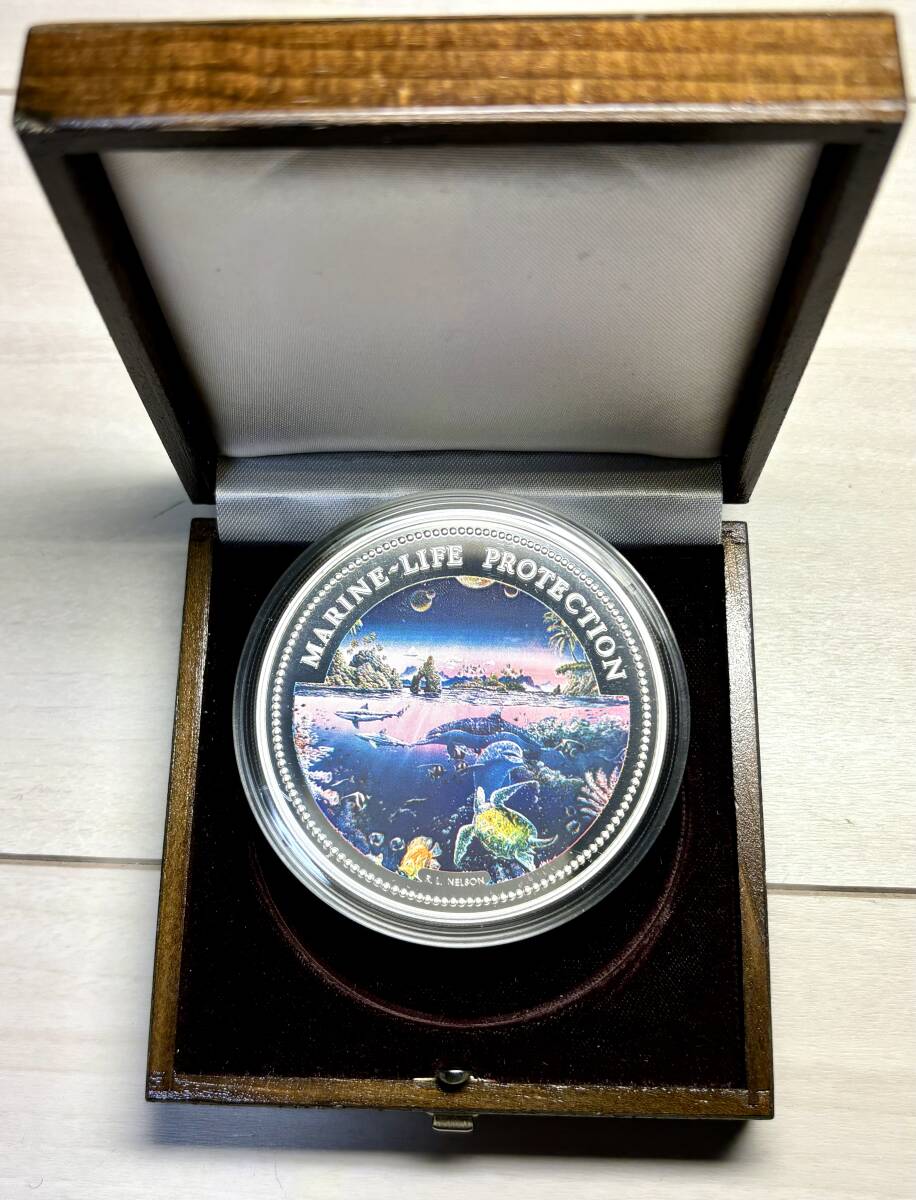 Yahoo!オークション - 【パラオ諸島特大銀貨】(5オンス(156g)純銀 直径...