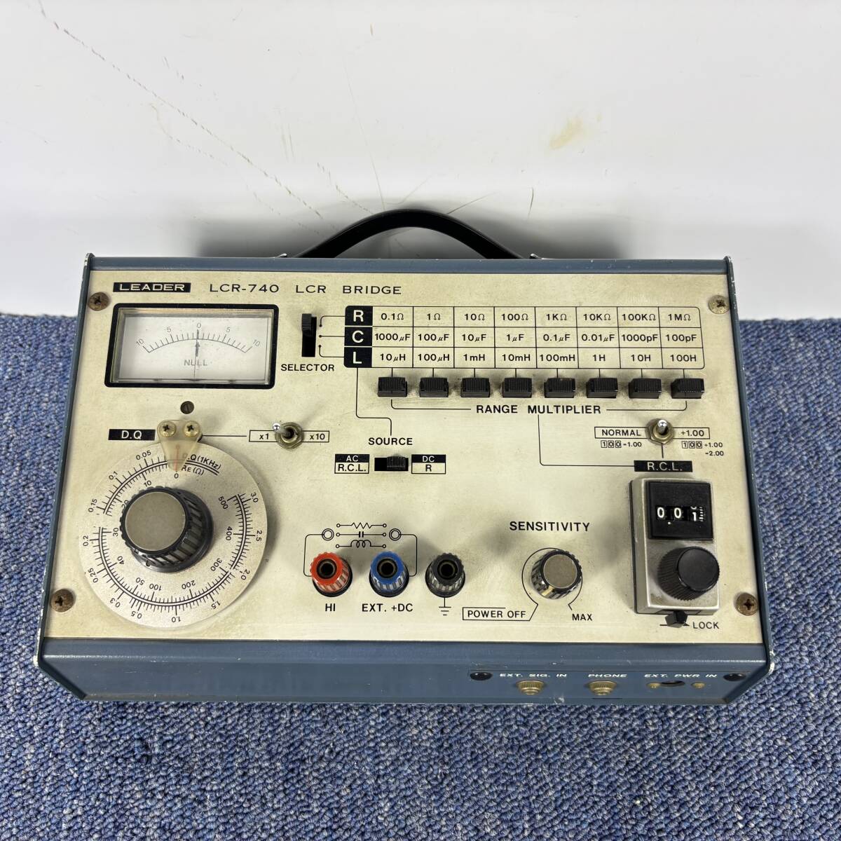 Yahoo!オークション - LEADER BRIDGE LCR-740 LCR測定器 リーダー電子 ...