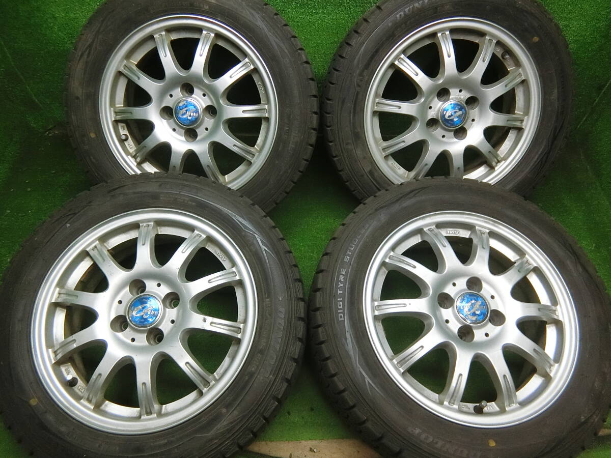 Yahoo!オークション - 185/60R15 DUNLOP WINTERMAXX WM01 15×5.5J +4...