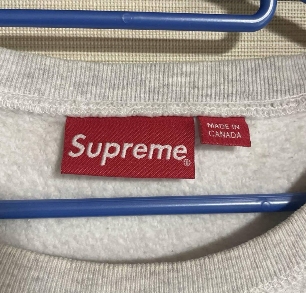 Yahoo!オークション - 18FW Supreme Box Logo Crewneck Sサイズ Ash Gr...