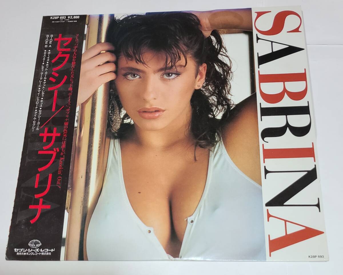Yahoo!オークション - 帯付LP サブリナ セクシー K28P 693 1987年 ボー...