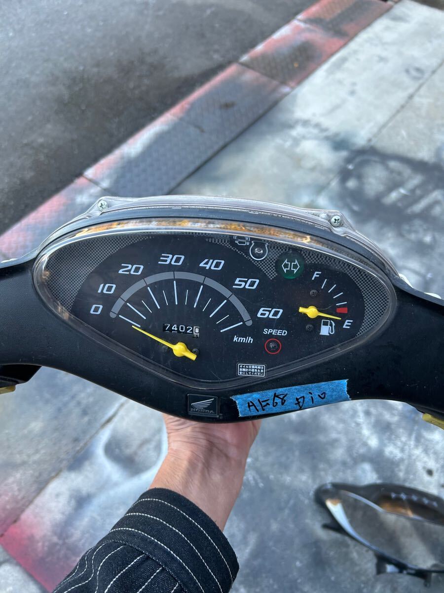 Yahoo!オークション - ホンダ af62 68 メーター周りです dio ディオ 原...