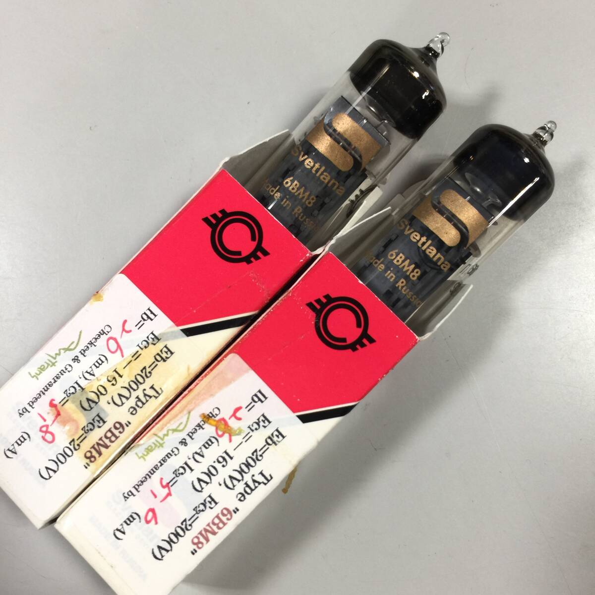 Yahoo!オークション - 【2本セット】6BM8 Svetlana スヴェトラーナ ロ...