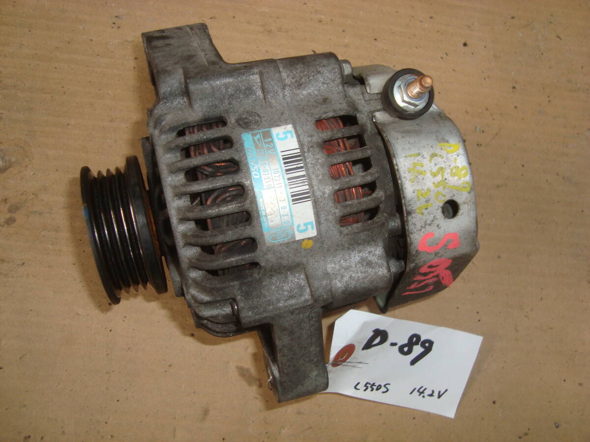 Yahoo!オークション - D-89 ムーヴ ラテ L550S ダイナモ オルタネータ...