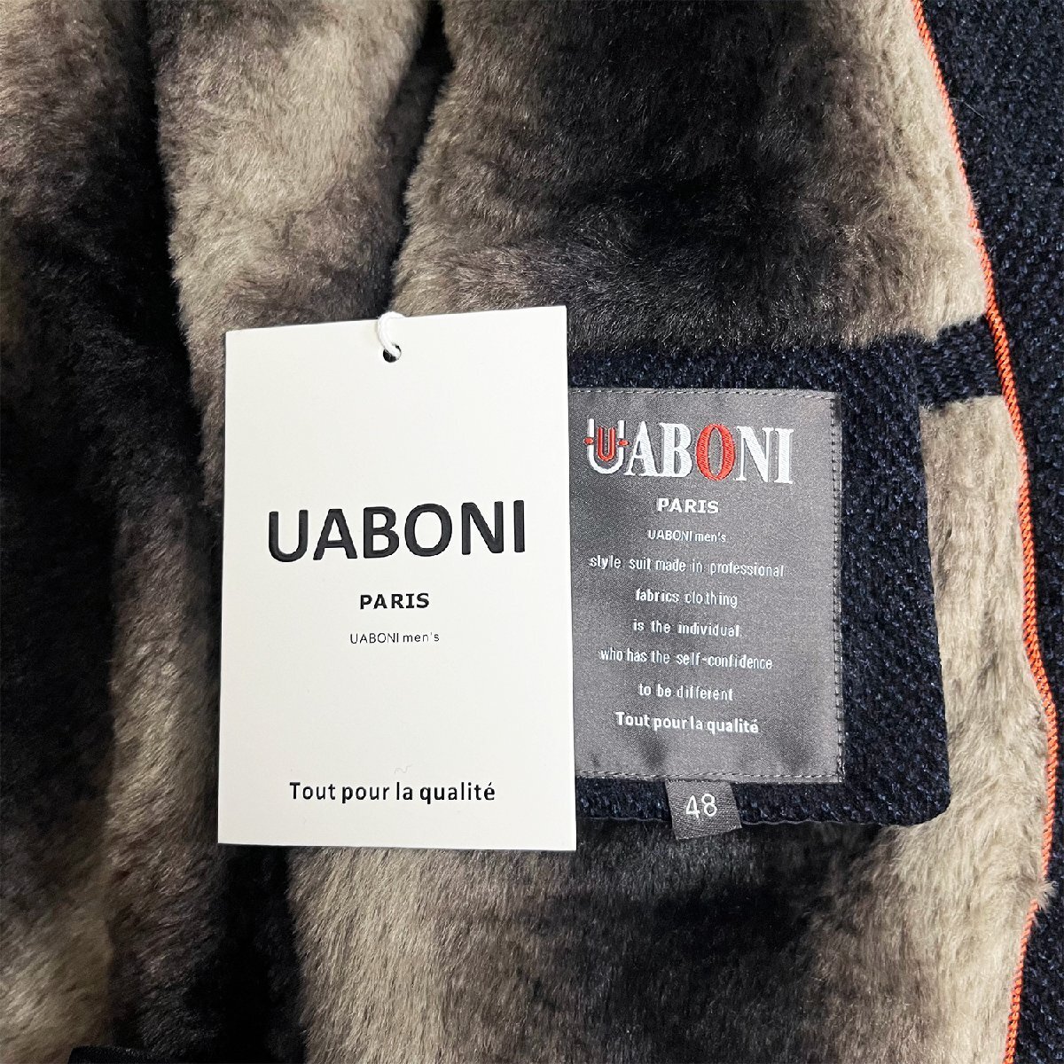 Yahoo!オークション - 絶賛EU製＆定価7万 UABONI Paris ジャケット ユ...