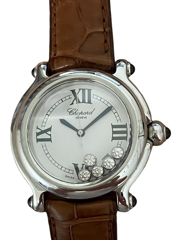 Yahoo!オークション - ショパール CHOPARD ハッピースポーツ クオーツ ...