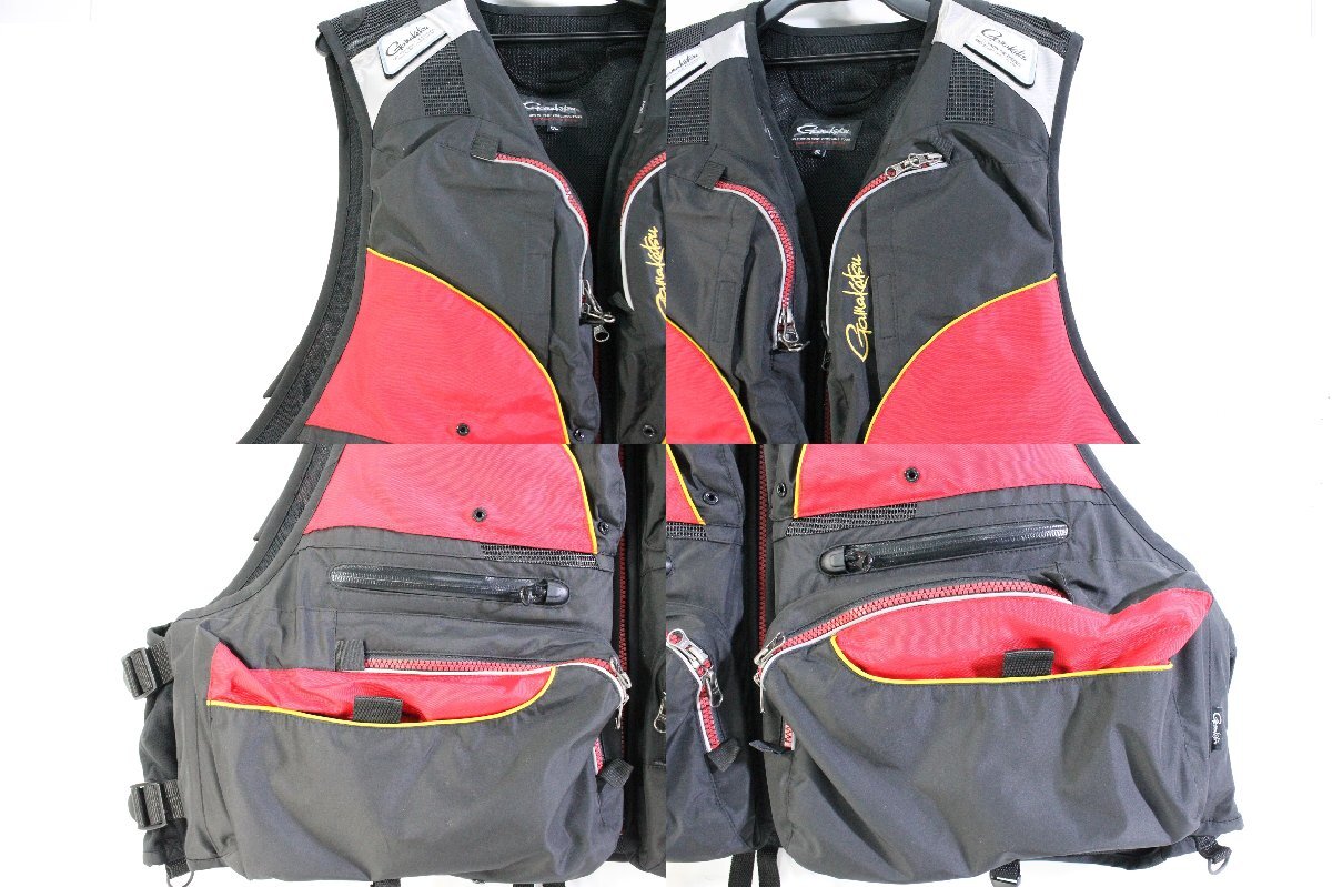 Yahoo!オークション - 030 がまかつ フローティングベスト GM-2149 ブ...