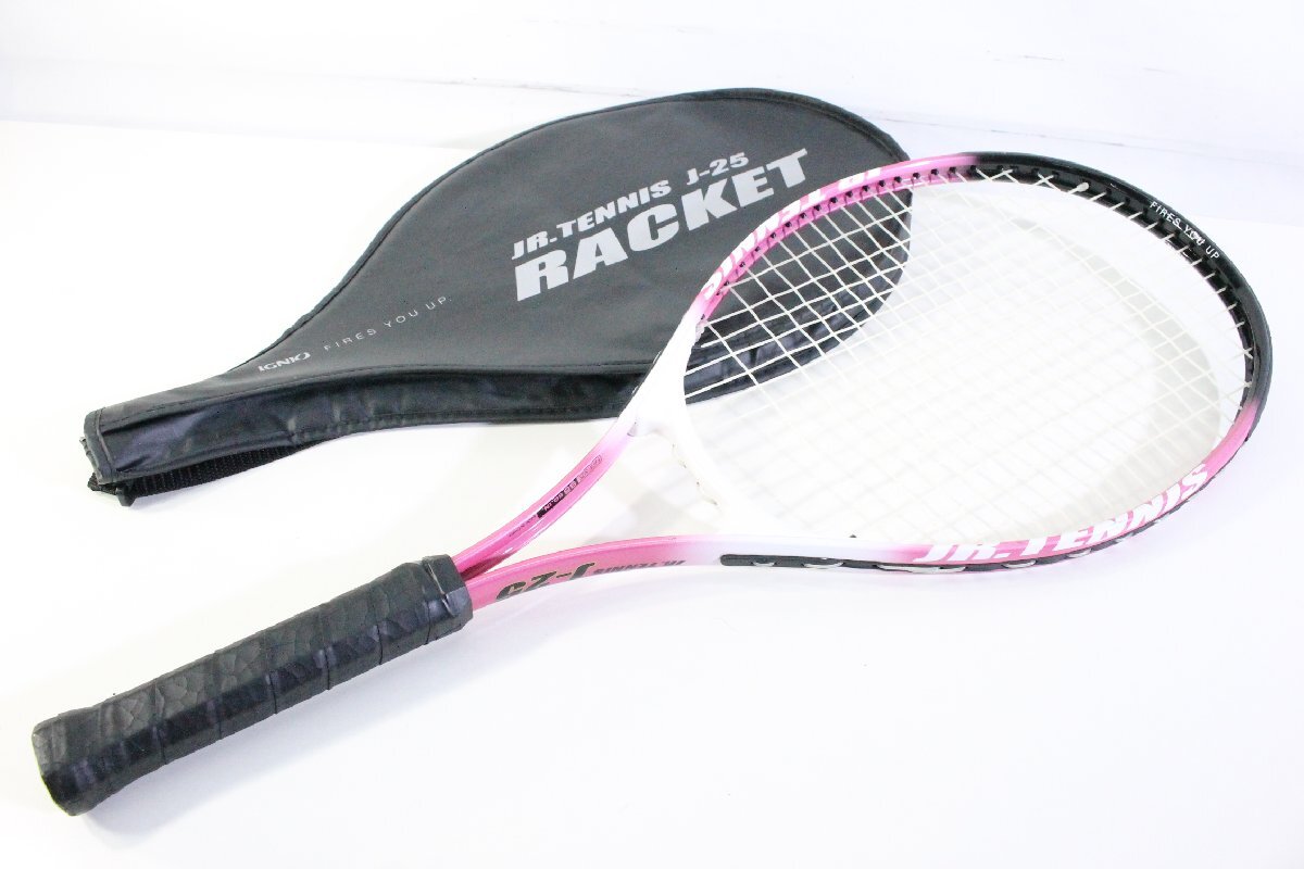 Yahoo!オークション - 065 IGNIO イグニオ JR.TENNIS J-25 テニスラケ...