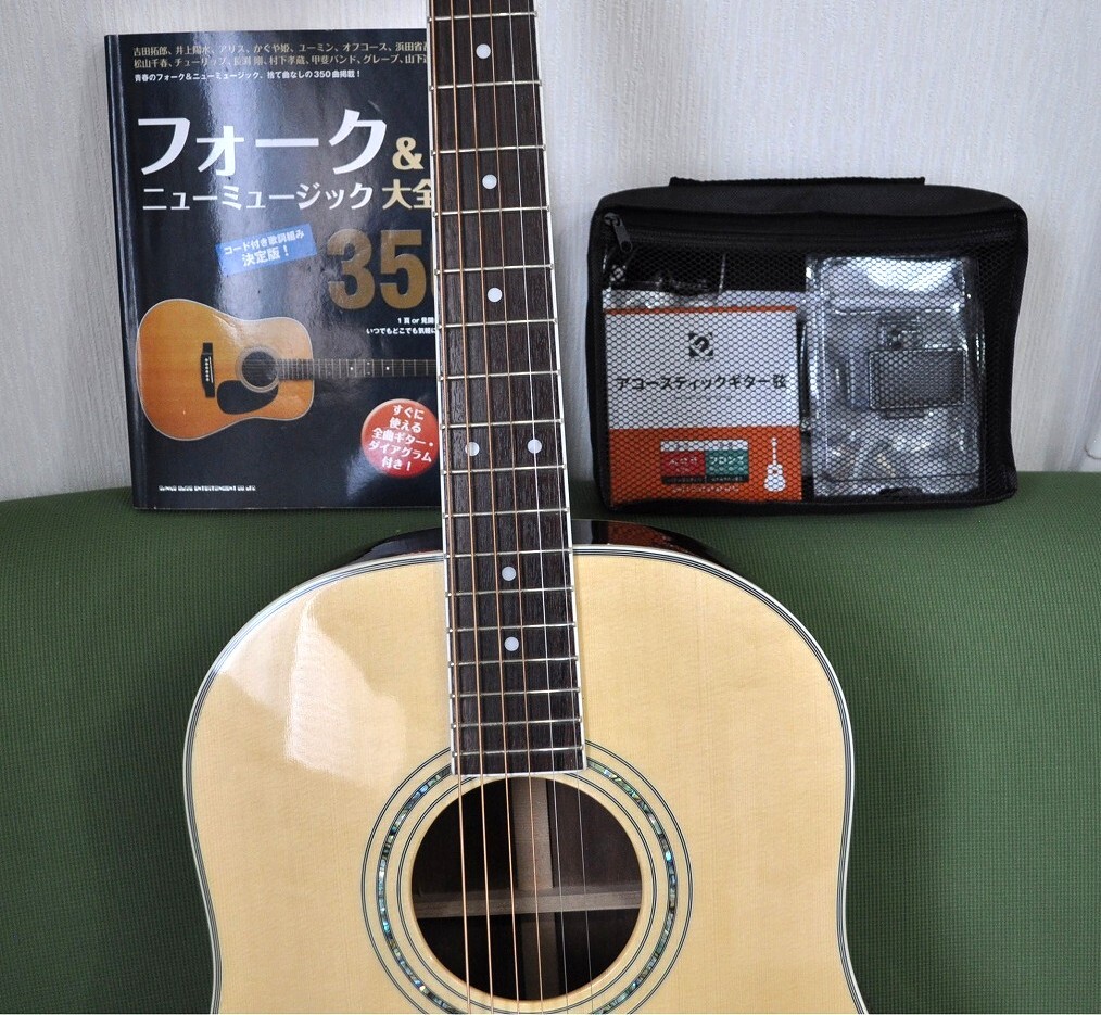 Yahoo!オークション - J.LeeアコースティックギターFJK-500 アクセサリ...
