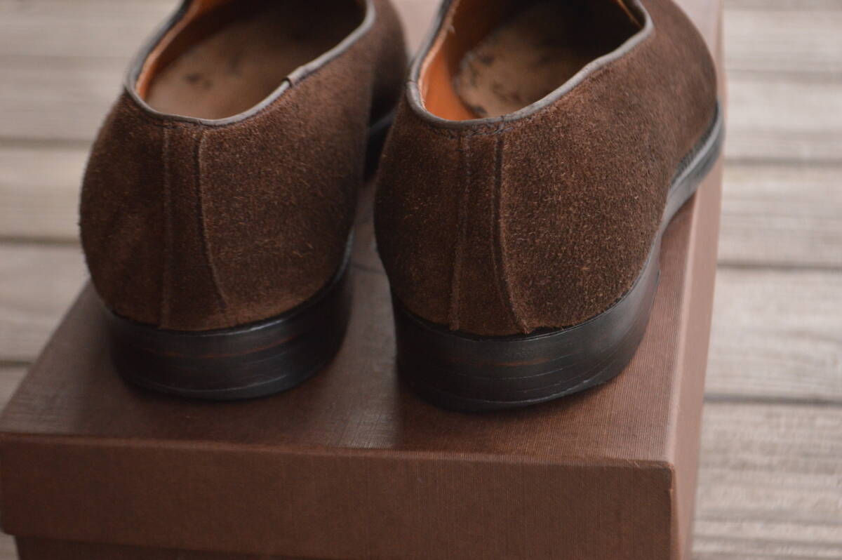 Yahoo!オークション - ALDEN オペラシューズ 8D ダークブラウン ローフ...