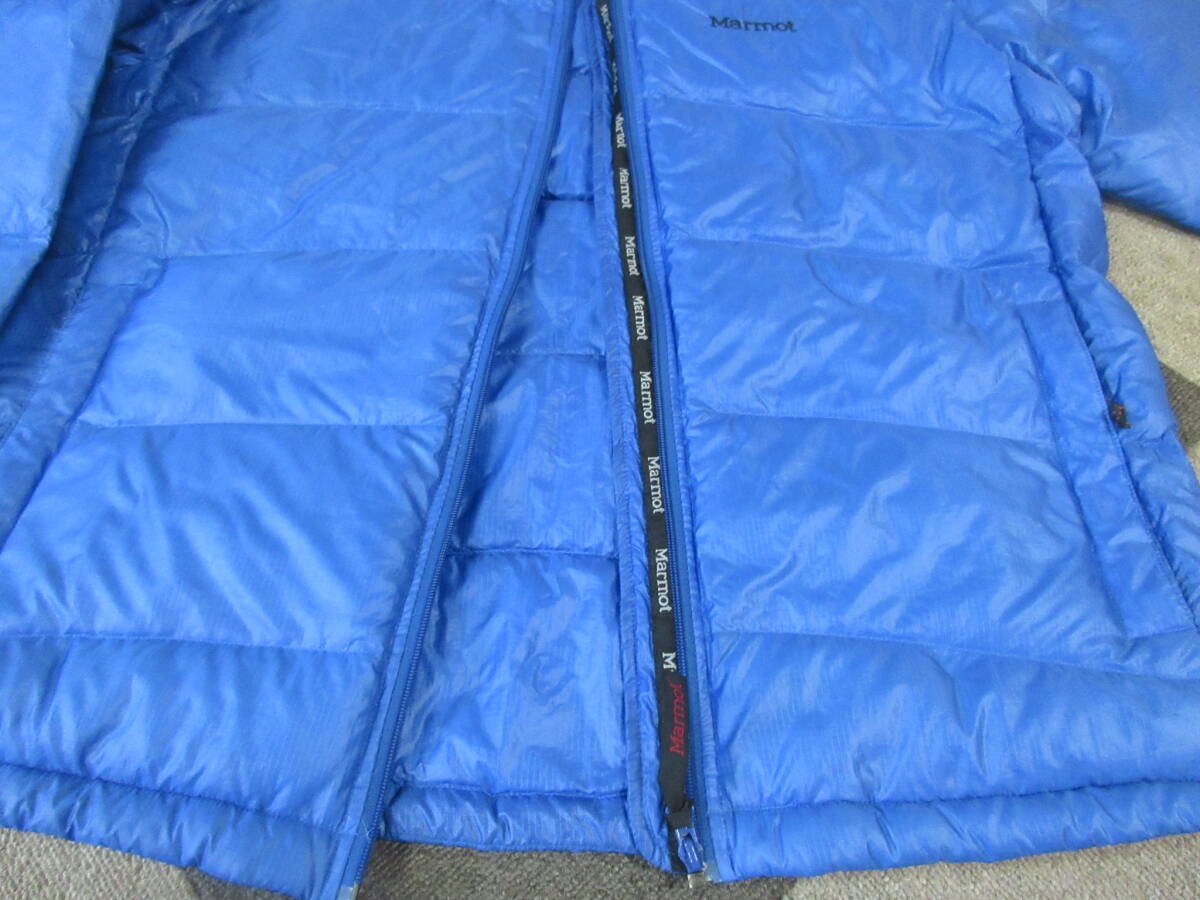 Yahoo!オークション - Marmot M-3 ダウンジャケット L 青 マーモット ...