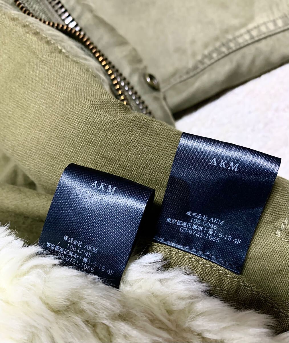 Yahoo!オークション - 極上 AKM.M-65 ジャケット M(3WAY/ボアライナー...