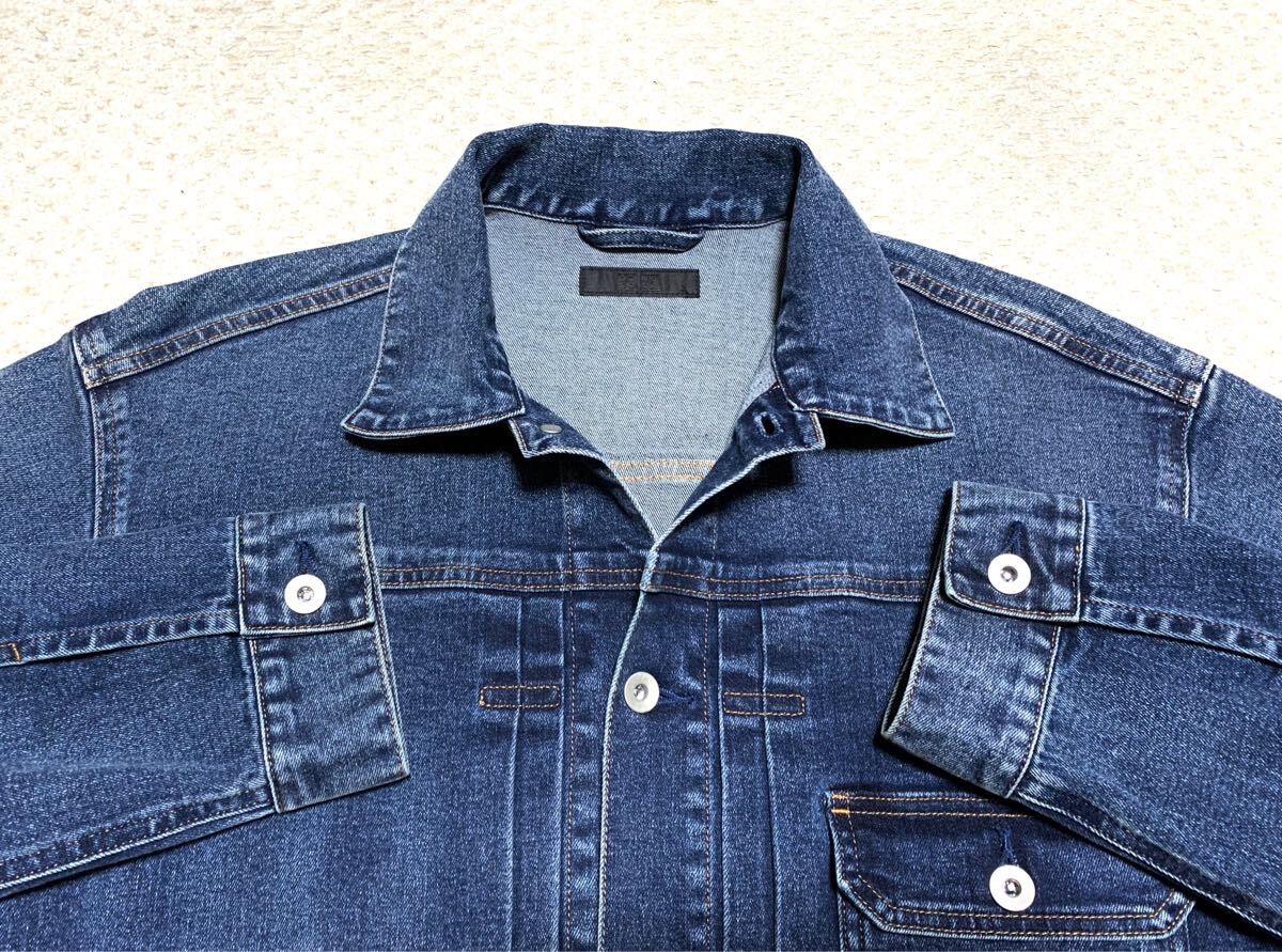 新品同様:UNIQLO.ファースト タイプ デニム ジャケット L 新品同様:UNIQLO.ファースト タイプ デニム ジャケット L