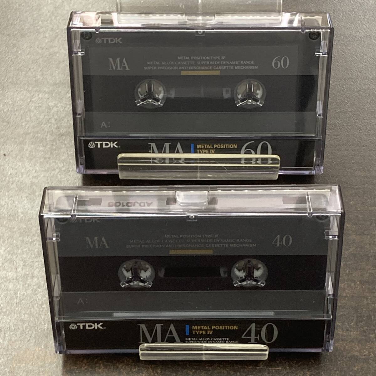 Yahoo!オークション - 0930T TDK MA 40 60分 メタル 2本 カセットテー...