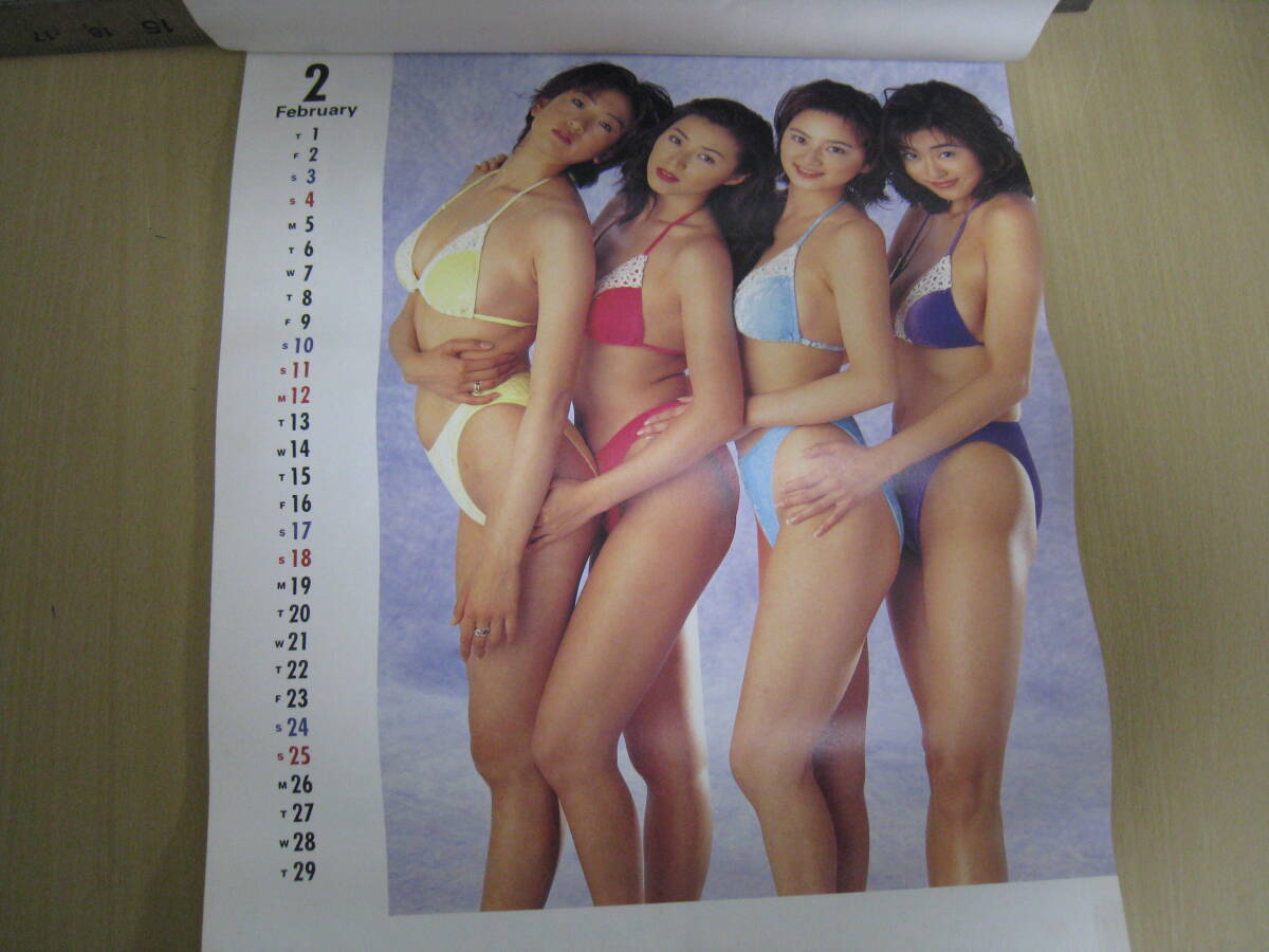 Yahoo!オークション - 「6122/I4B」カレンダー 1996年シェイプアップガ...