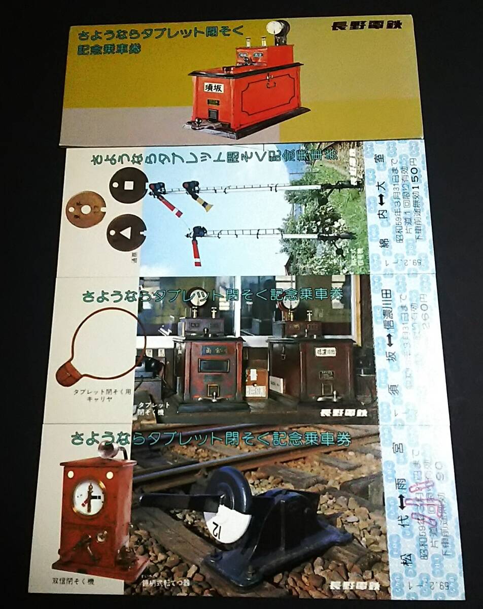 Yahoo!オークション - 【記念きっぷ(乗車券)】 長野電鉄『さようならタ...