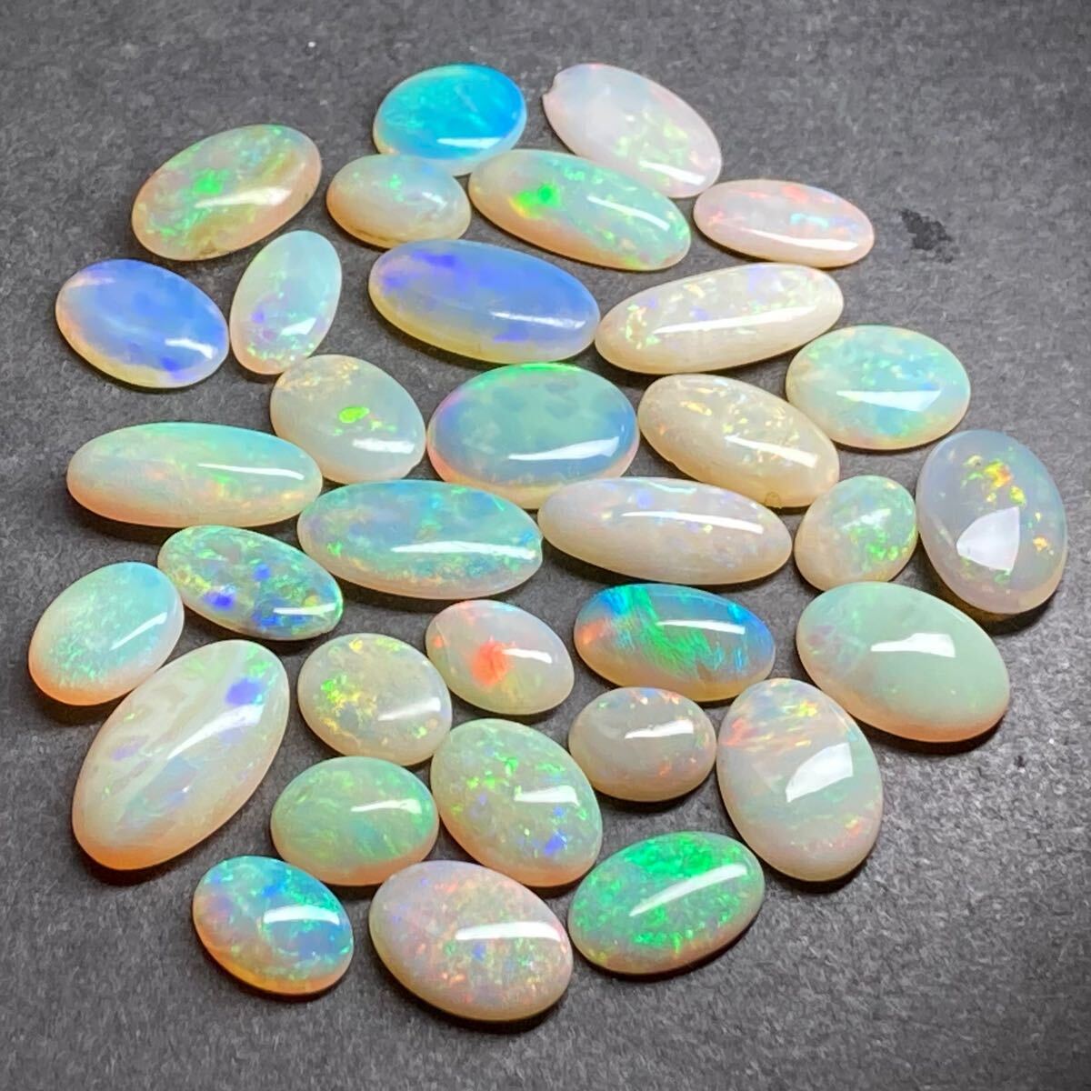 Yahoo!オークション - 1円〜 遊色効果 [天然オパールおまとめ100.5ct...