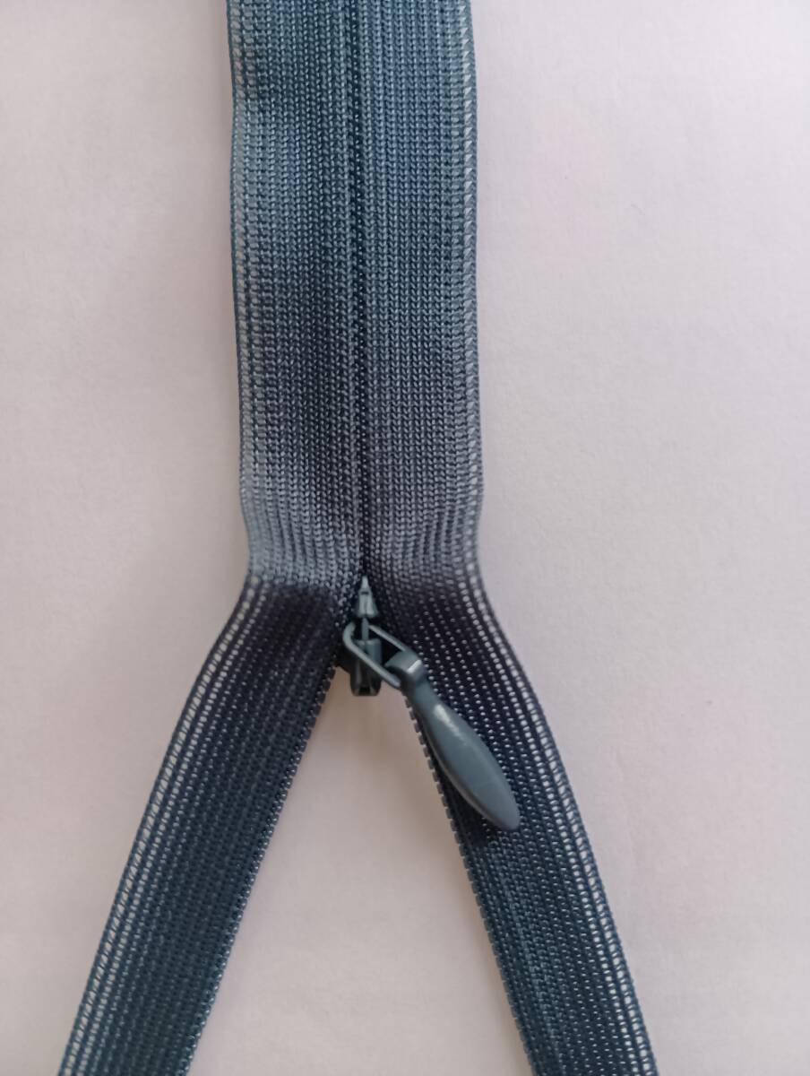 Yahoo!オークション - YKKファスナー（コンシール22cm）濃いネズ57...