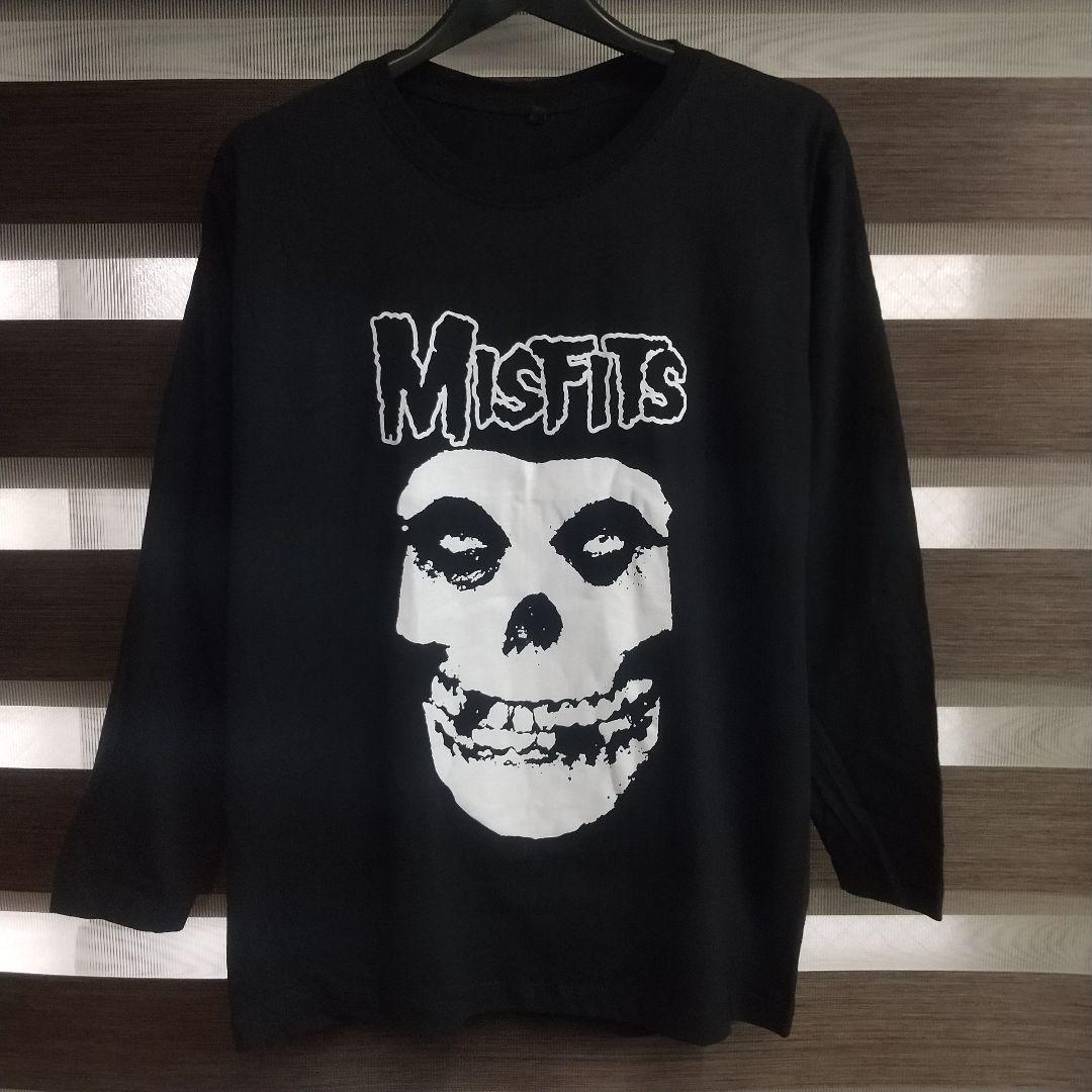 ミスフィッツ Misfits 長袖Tシャツ ロンT パンク バンド 黒 L ミスフィッツ Misfits 長袖Tシャツ ロンT パンク バンド 黒 L