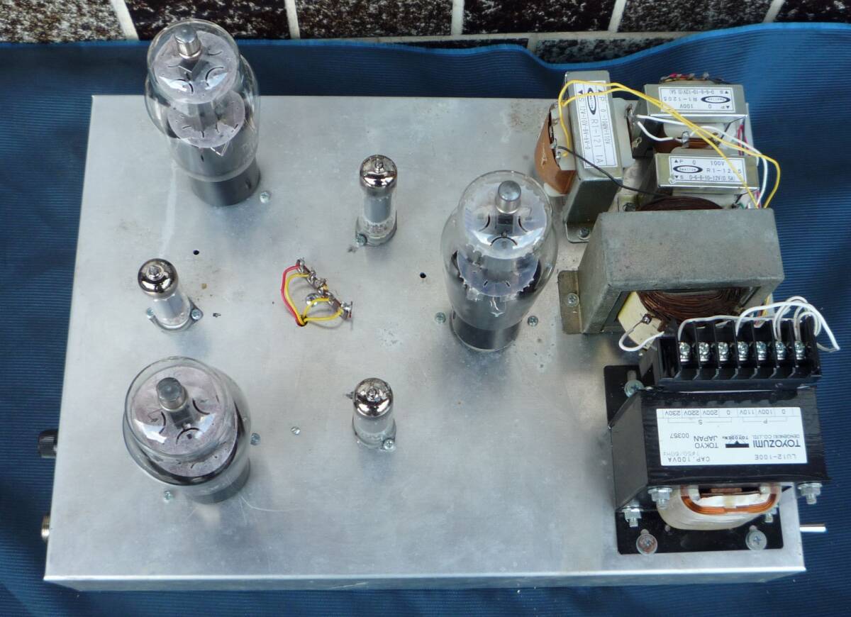 真空管アンプ② 導通 点灯確認済 UY-807 3本 + 6AR5 2本 を用いた自作アンプ(本体)｜売買されたオークション情報、yahooの商品情報をアーカイブ公開 - オークファン ...