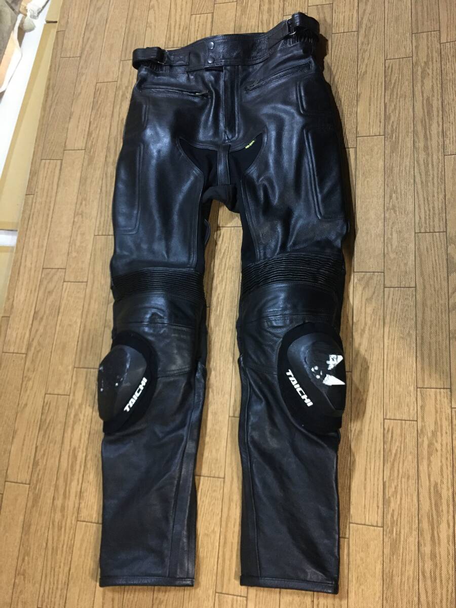 Yahoo!オークション - clooney 牛革製レーシングレザーパンツ S-Mサイ...