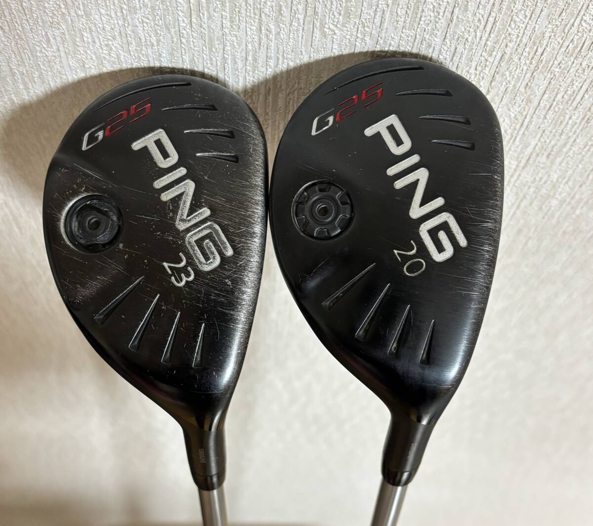 Yahoo!オークション - 2本セット ピン G25 【20° 23°】 ユーティリ...