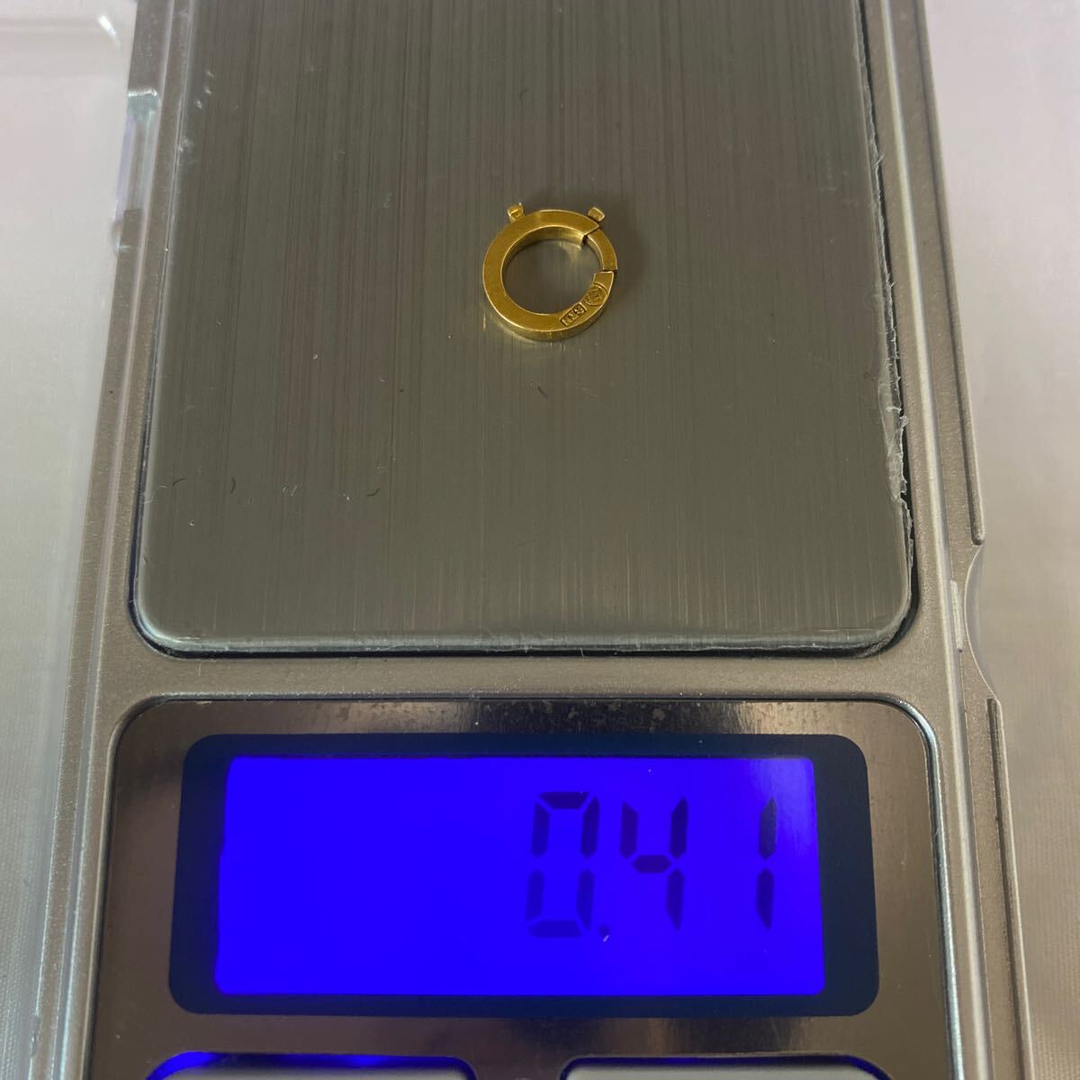Yahoo!オークション - K18 18金 アクセサリー 留め具 重量約0.41g 刻印...